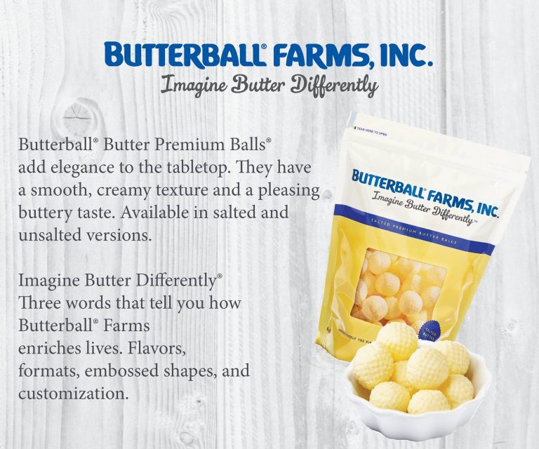 Butterball Butter Balls, Decorative – Sysco Bahamas Food Services