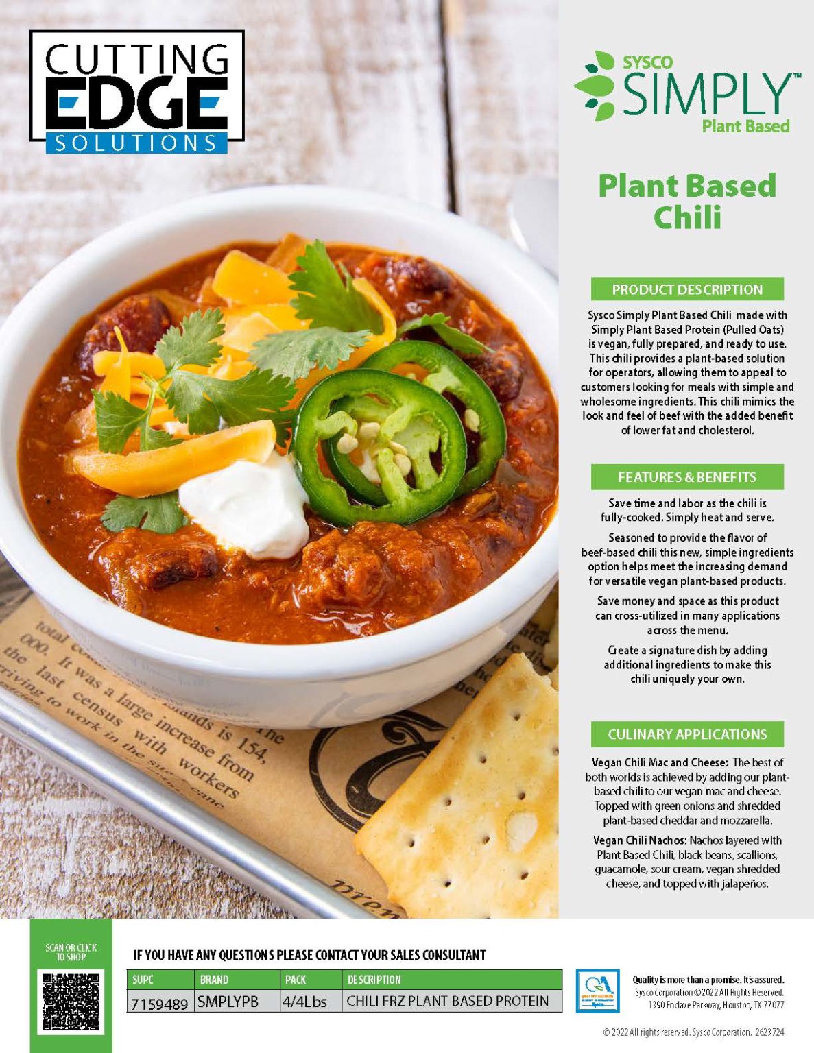 Vegan Delights! Sysco Simply Pulled Oats ★ Sysco Bahamas Food Services